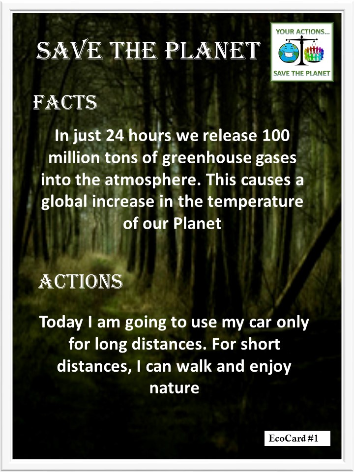 EcoCards English 1-5 – Salvemos al Planeta